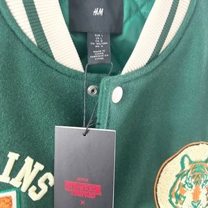 H&M | Jackets & Coats | Stranger Things Hawkins Letterman Jacket | Poshmark